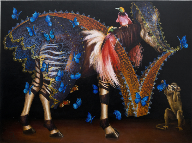 [Peinture] Marc Le Rest – Des animaux tout en dentelle | La colonie du Web